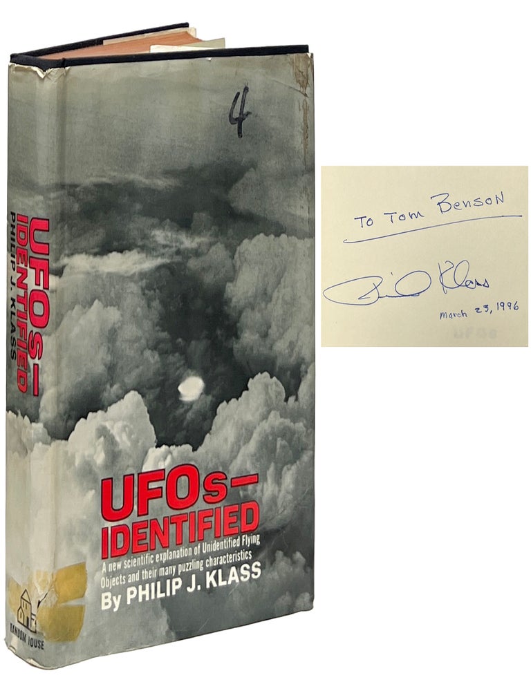UFOs--Identified | Philip J. Klass | First Edition